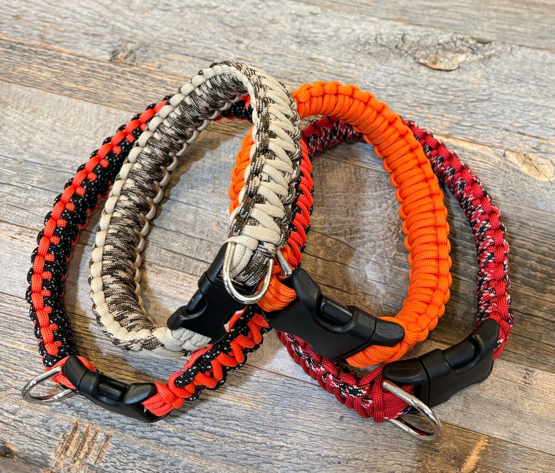 King Cobra Weave Paracord Dog Collar - Etsy