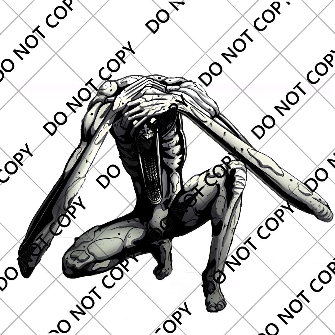 SCP-096 Shy Guy Vector Design, Secure Contain Protect Png, SCP Sublimation Art, Horror Clip Art ...