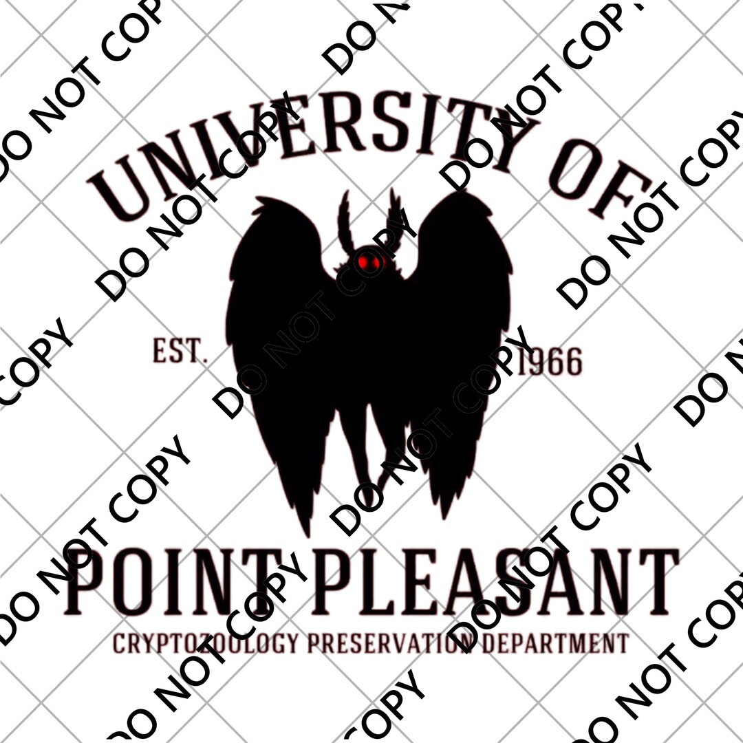 University of Point Pleasant Mothman Vector, Urban Legends Art, Cryptid ...