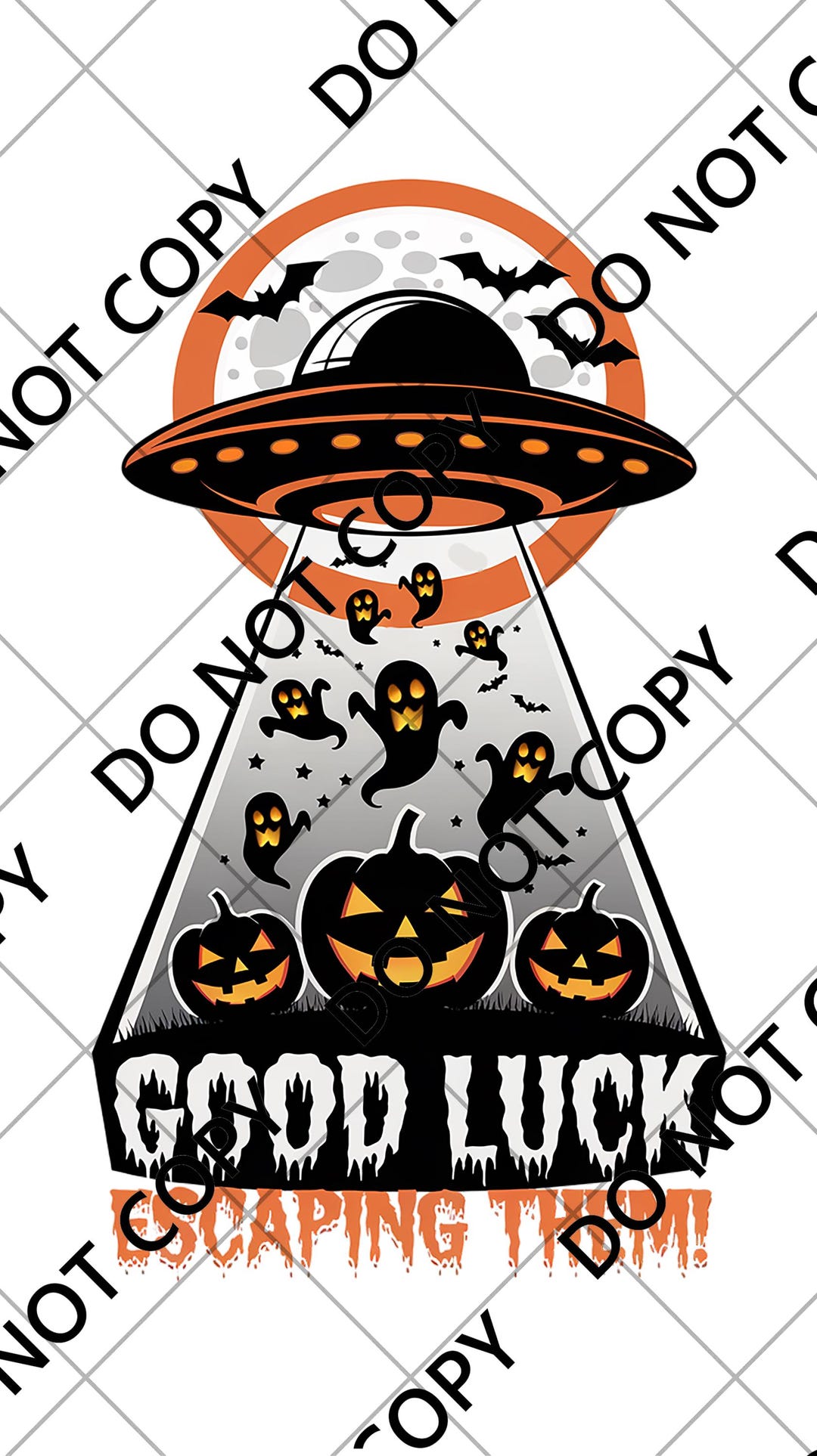 Ghosts UFO Halloween Vector, Good Luck Escaping Them PNG, Alien ...