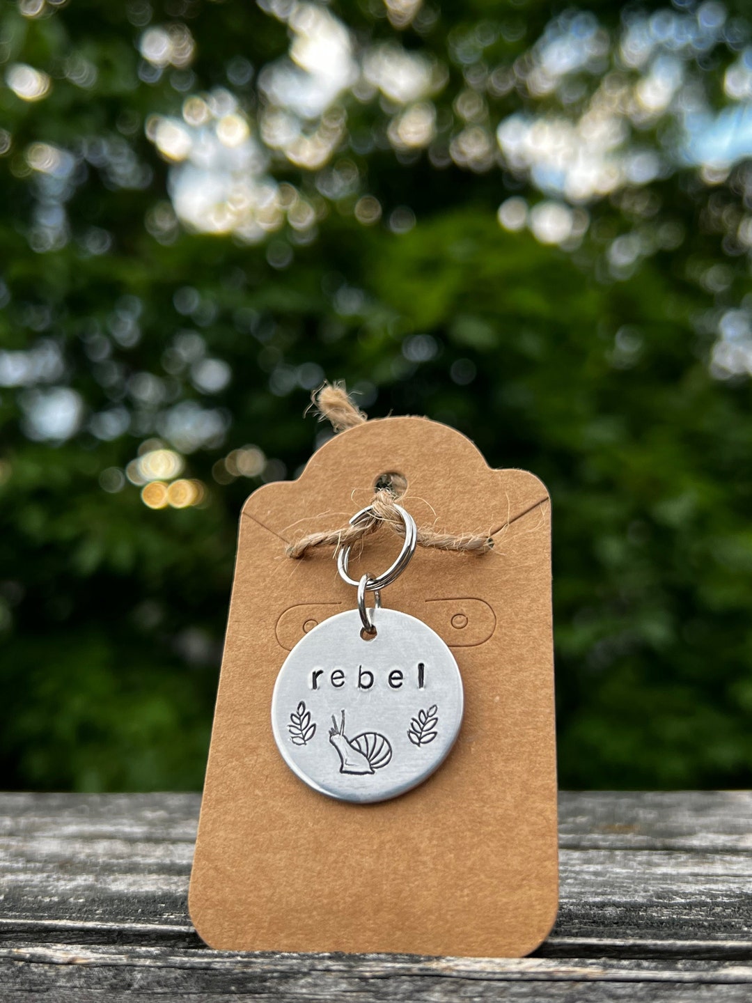 Custom Metal-stamped Dog Tag to Attach to Collar, Add Pet Name and ...