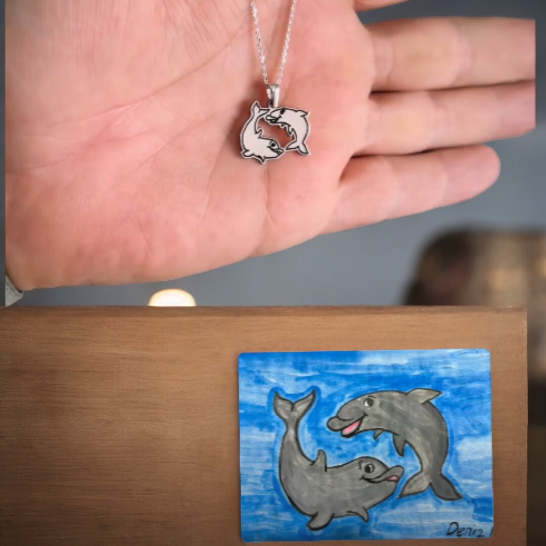 Turn Your Drawings Into Silver Keepsakes Cherish Unforgettable Memories ...
