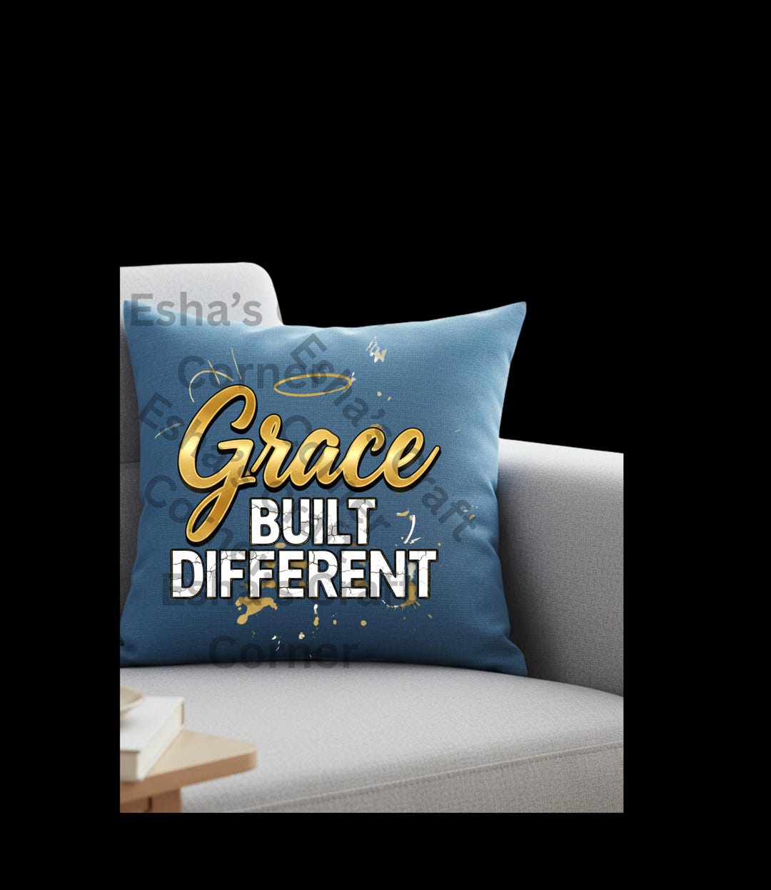Grace Built Different – Faith Typography PNG (300 DPI Transparent File ...
