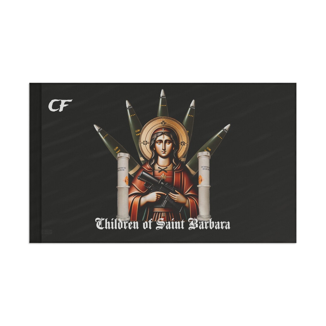 Saint Barbara Artillery Flag 3x5 - Etsy