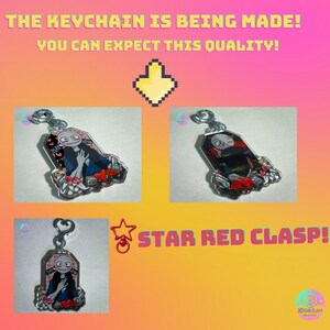 Tenna Chapter 3 Deltarune - Acrylic Charms - Acrylic Keychains - Tenna ...