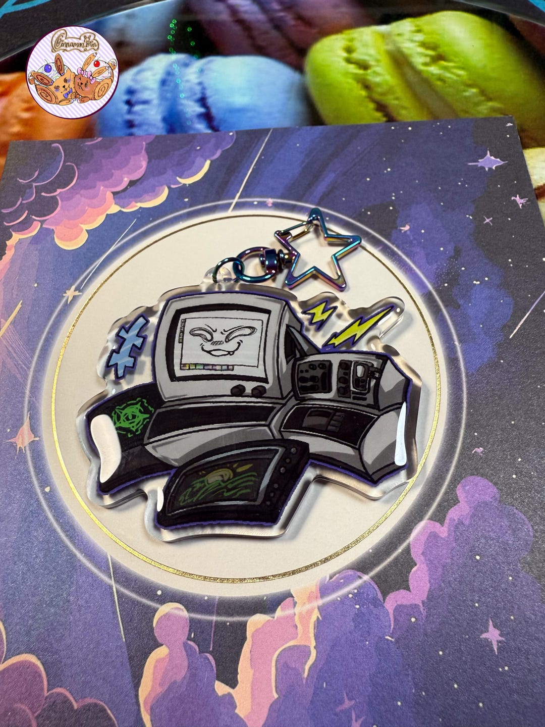 Painter Keychain – Pressure Roblox Fan Art, Acrylic Charm, Painter ...