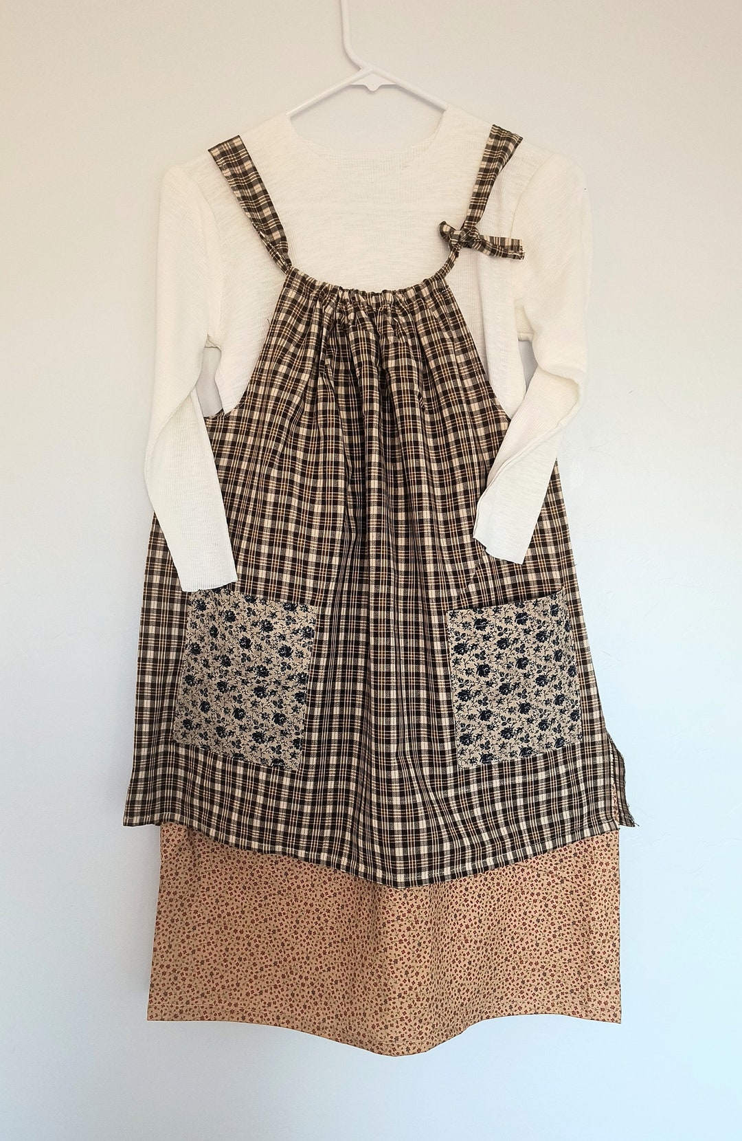 Annie the Musical Orphan's Costume Any Size, Dress Below Knees and ...