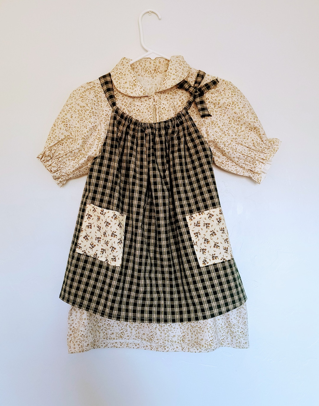 Annie the Musical Orphan's Costume Any Size, Jumper With Patch Pockets ...