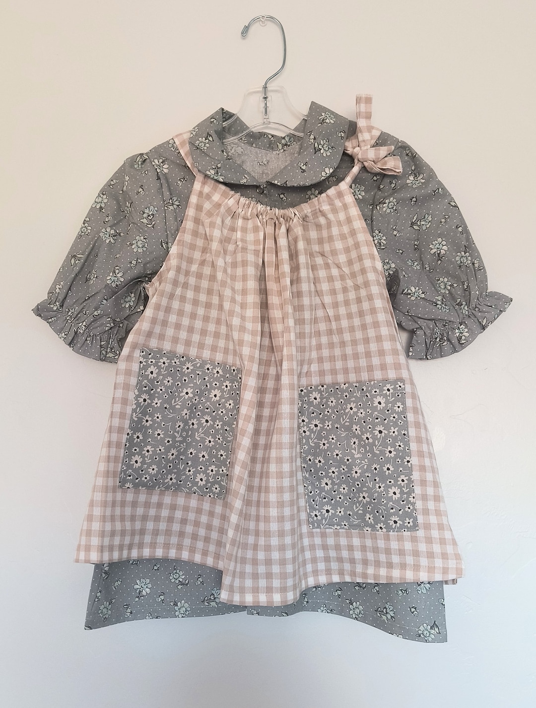 Annie the Musical Orphan's Costume Any Size, Dress and Apron With Patch ...