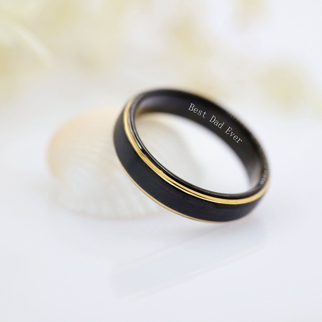 Custom Promise Ring for Him, Personalized Engagement Ring for Man ...