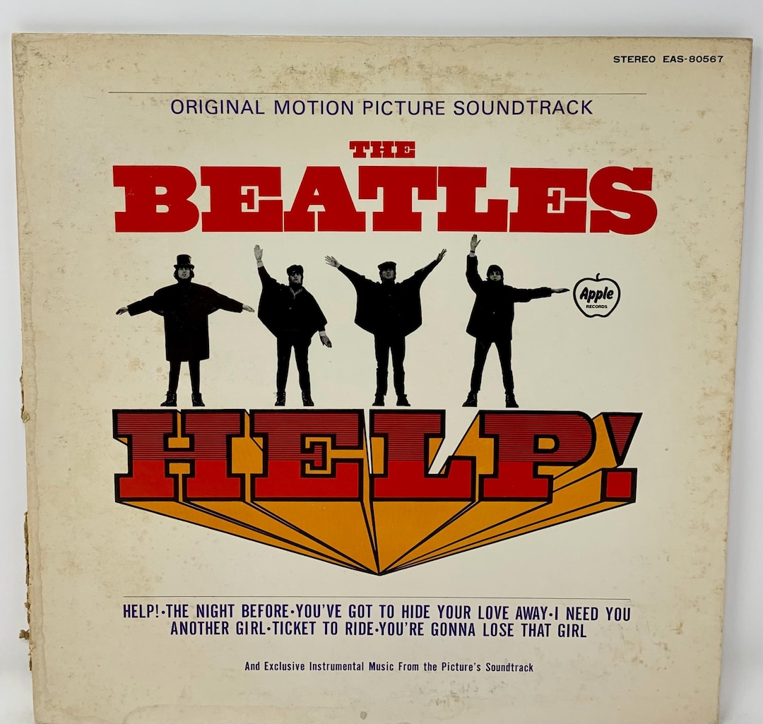Authentic Japanese the Beatles Help! Original Motion Picture Soundtrack ...