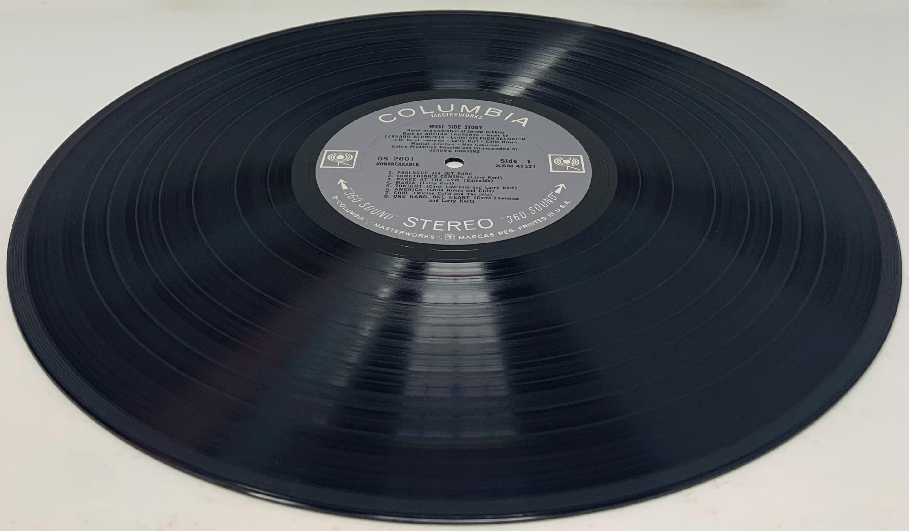 Authentic West Side Story Original Cast Soundtrack NM Vinyl LP Columbia ...
