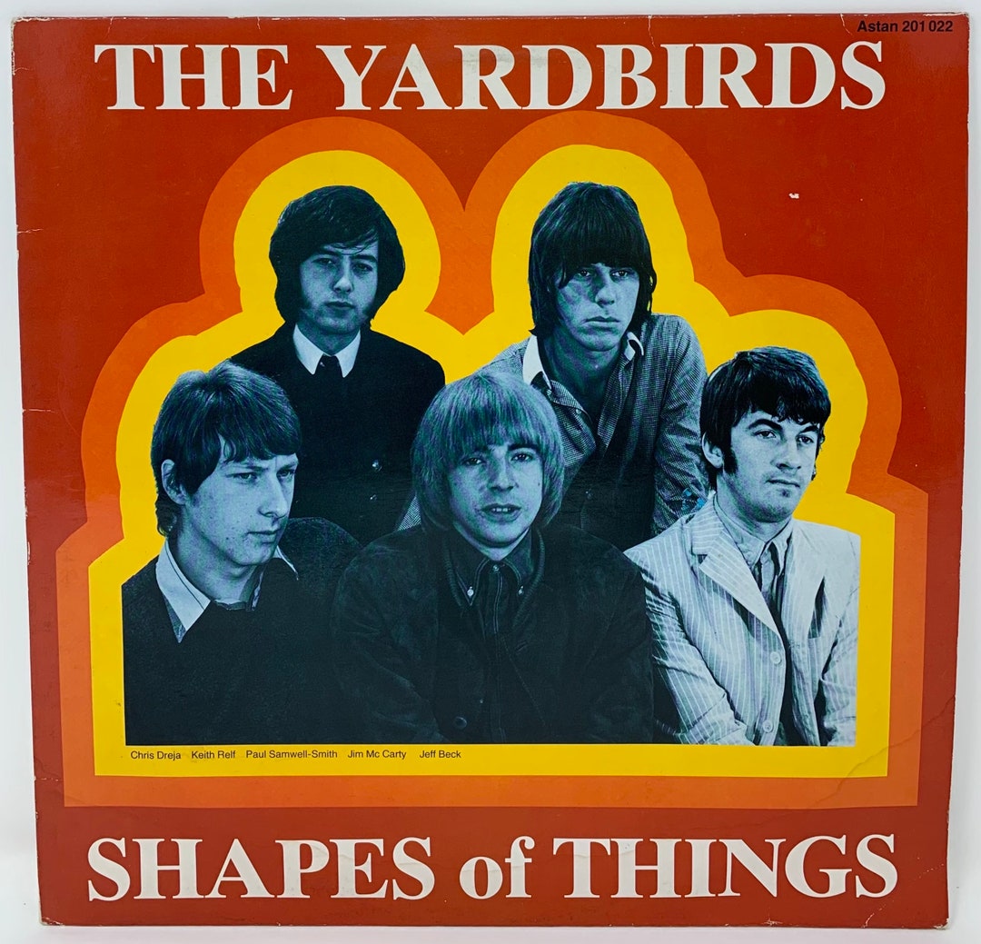 Vintage 1981 the Yardbirds Shapes of Things VG Vinyl LP Astan Records 201022 Swiss Pressing Made ...