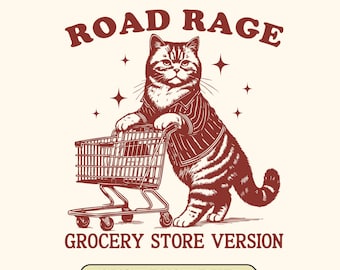 Grocery Store Road Rage SVG - Etsy