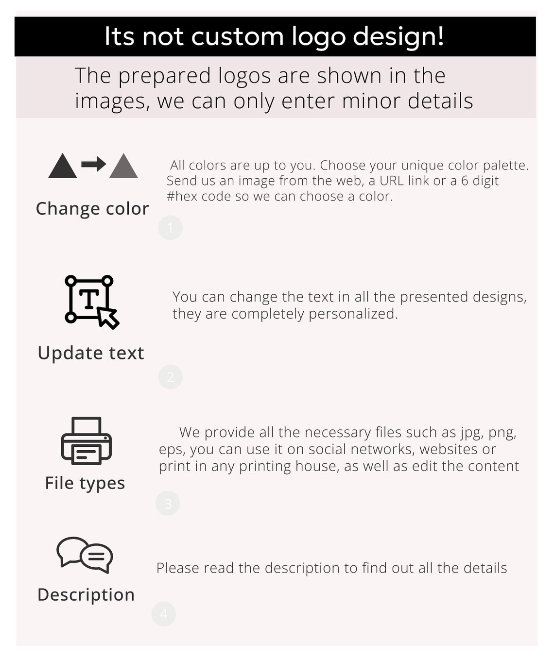 Logo Design for Photography, Ready-made Kit for Branding, Custom Logo ...