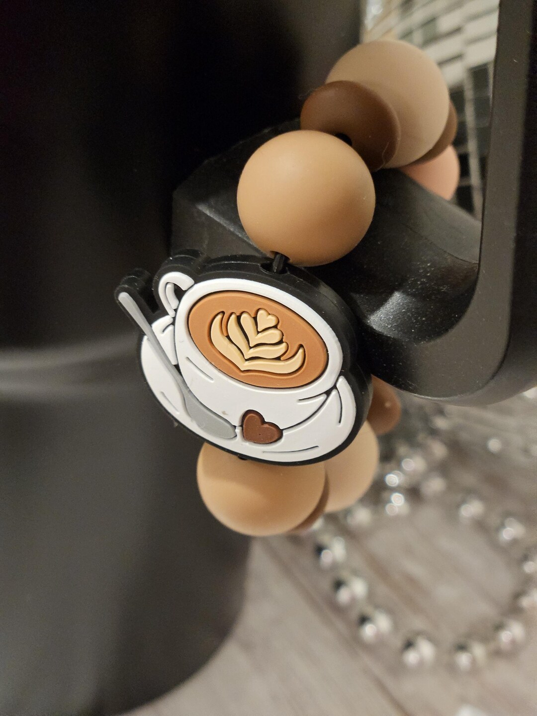 Tumbler Charm, Water Bottle Charm, Tumbler Handle Accessory Coffee Themed - Etsy