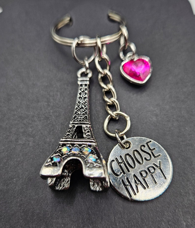 Eiffel Tower Keychain Paris Purse Charm Key Chain - Etsy