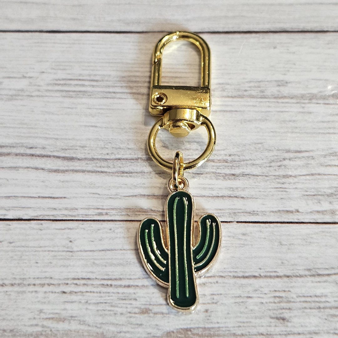 Bag Charm, Cactus Purse Charm, Desert Plant Handbag Accessory Gift Idea ...