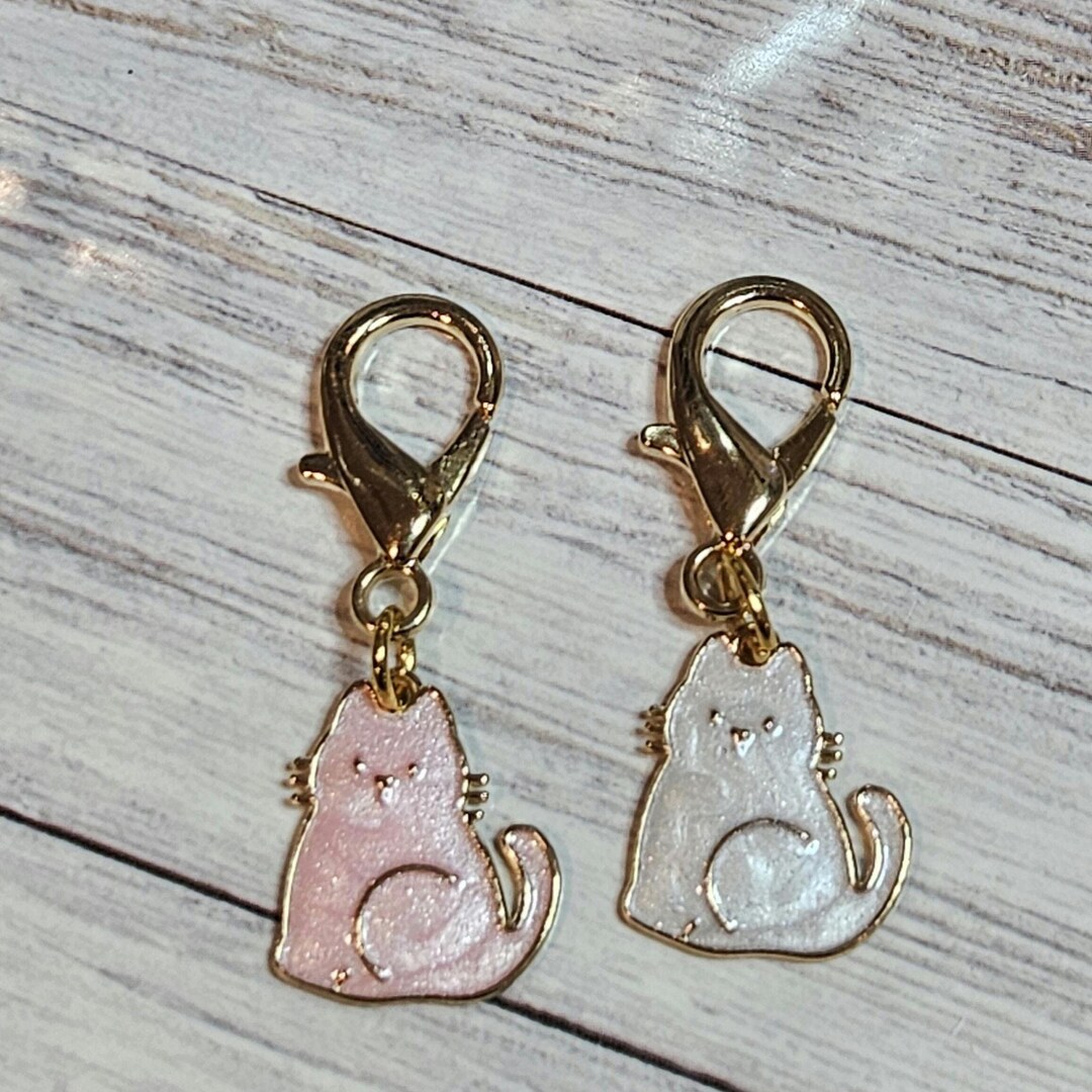 Badge Charm Cat Purse Charm Cute Animal Bag Charm Accessory Gift - Etsy