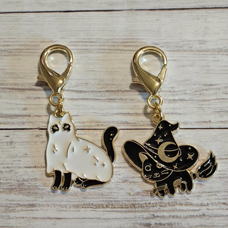 Cat Bag Charm - Etsy