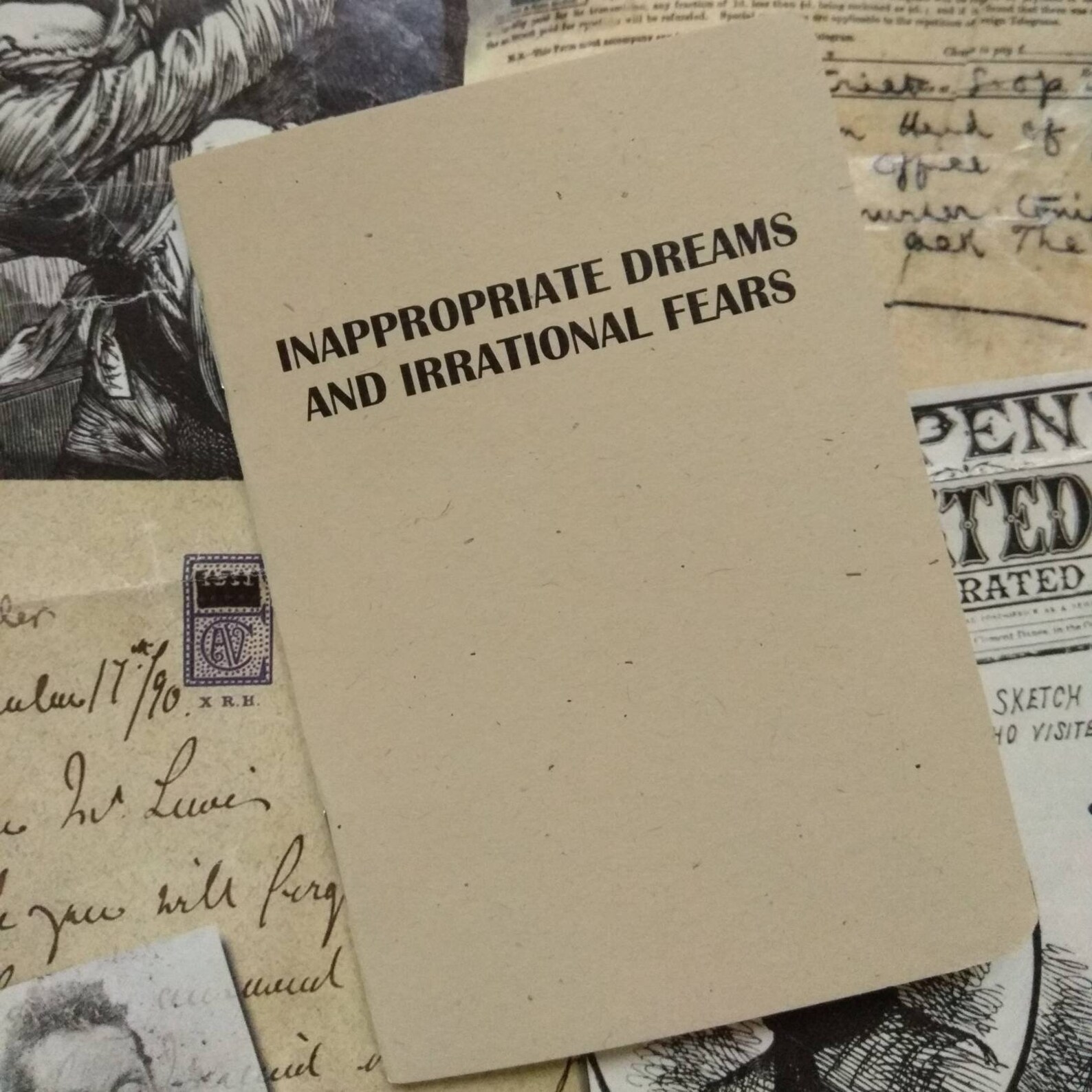 NEW- Pocket Notebook- Inappropriate Dreams and Irrational Fears - Etsy