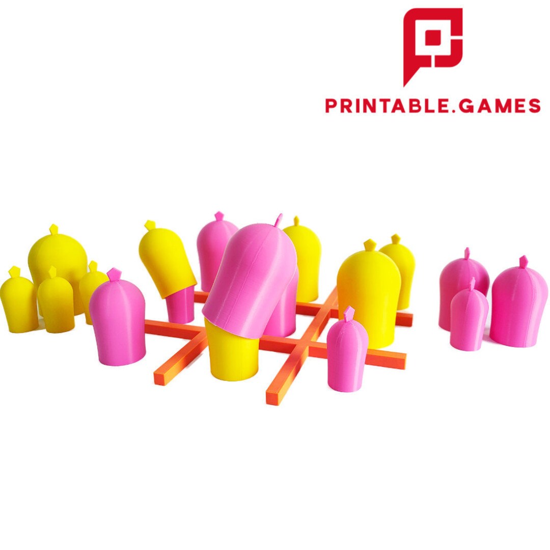 3D Printable Game, GOBBLE up STL File for 3D Printing, Fun DIY Board ...