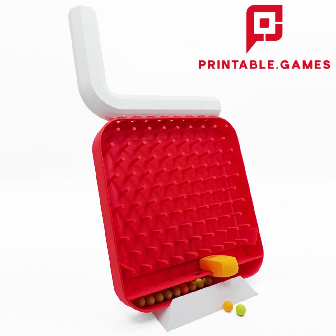 3D Printable Game, SKATTER Ball STL File for 3D Printing, Fun DIY Board ...