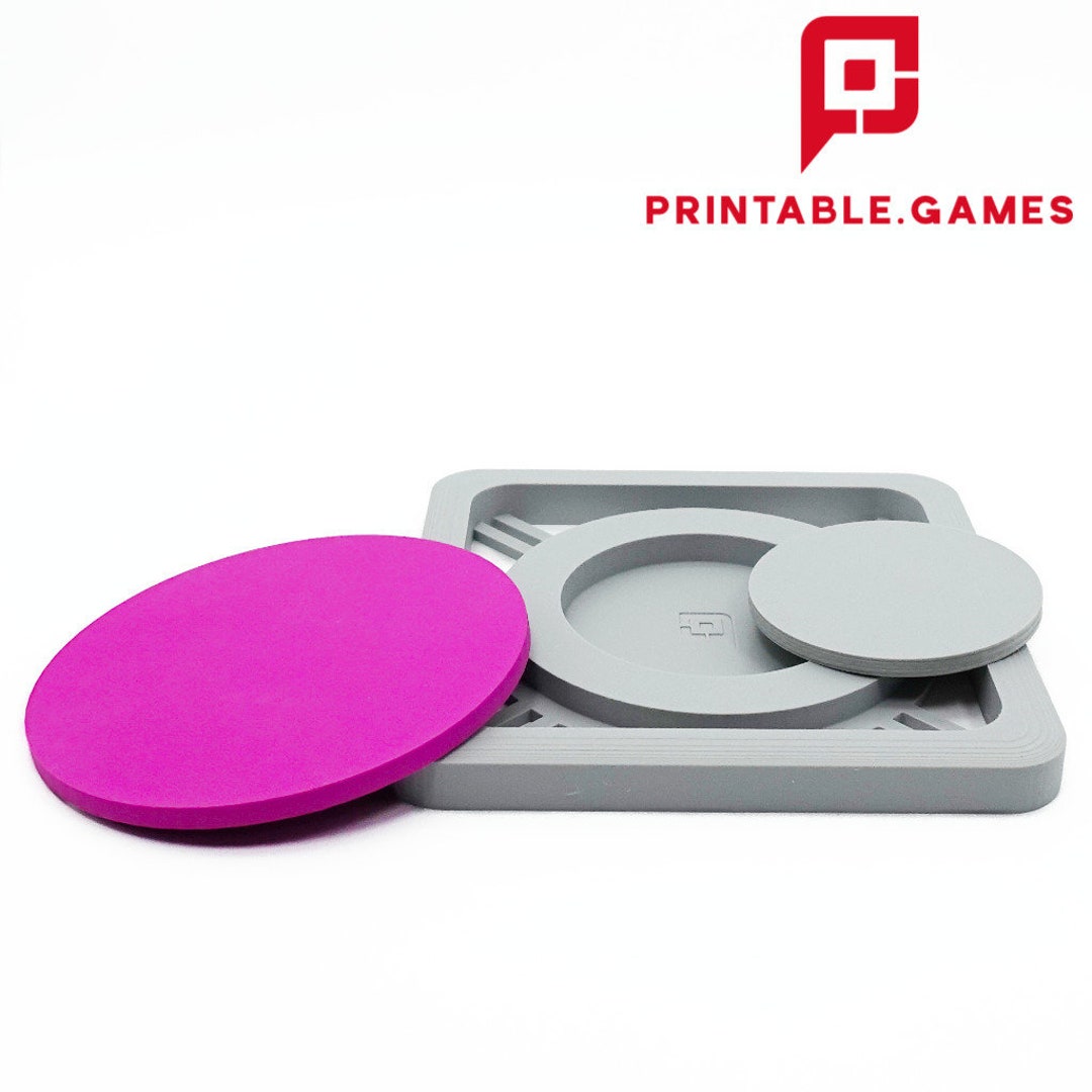 3D Printable Game, COVER the Spot STL File for 3D Printing, Fun DIY ...