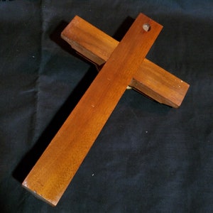 Vintage Crucifix, Made of Wood Crucifix, Catholic Last Rites Kit, Sick ...