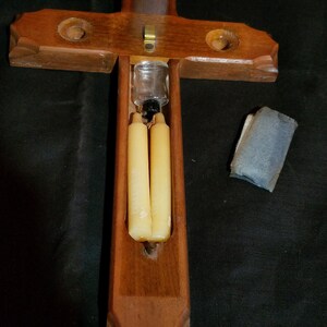 Vintage Crucifix, Made of Wood Crucifix, Catholic Last Rites Kit, Sick ...