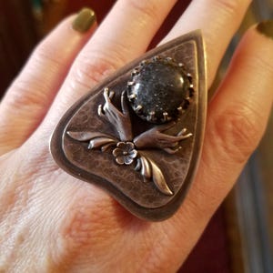 Planchette Ring, Sterling Silver, Spirits Divination, Magick Gothic ...