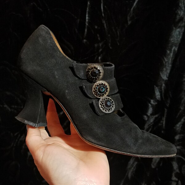 Black High Heel Boot - Etsy