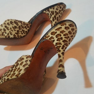 1950's High Heels, Springolator Shoes, Cheetah Leopard Animal Print ...