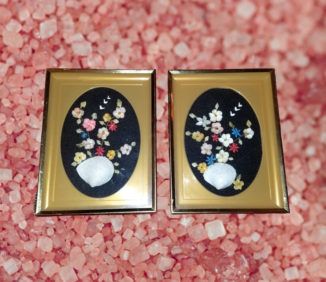 Vintage Seashell Pictures, Diorama Art, Kitschy Decor, 1960s Decor, 70s ...