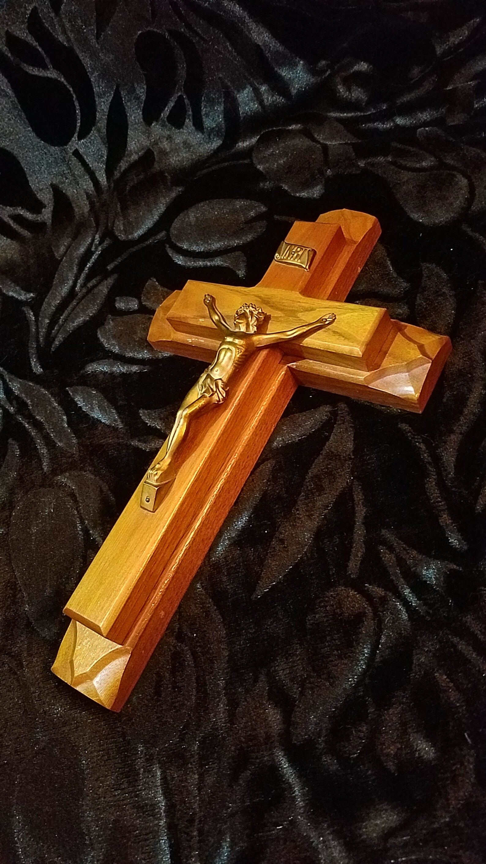 Vintage Crucifix, Made of Wood Crucifix, Catholic Last Rites Kit, Sick ...