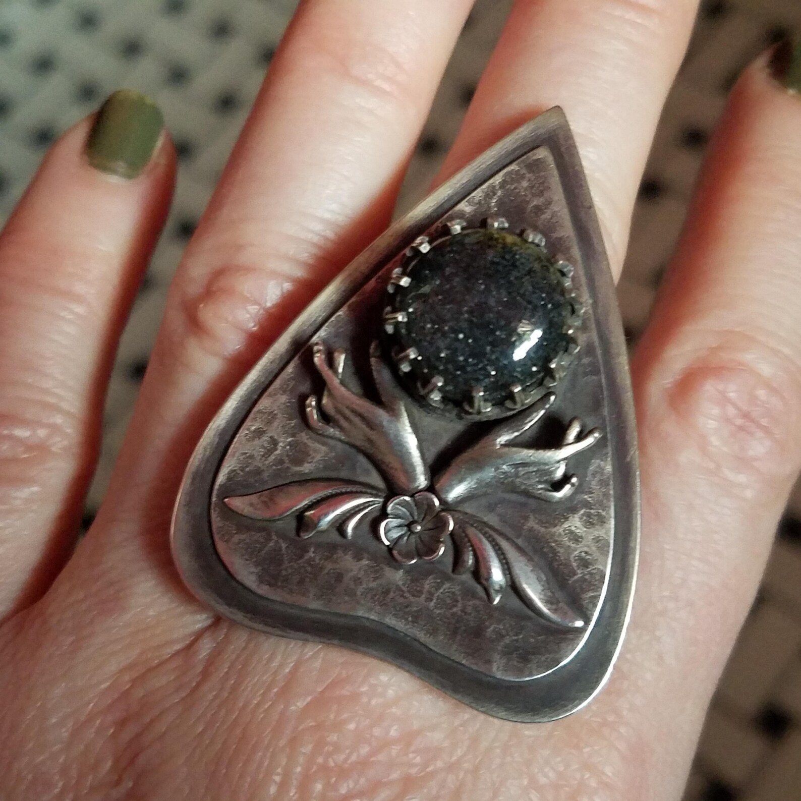 Planchette Ring, Sterling Silver, Spirits Divination, Magick Gothic ...