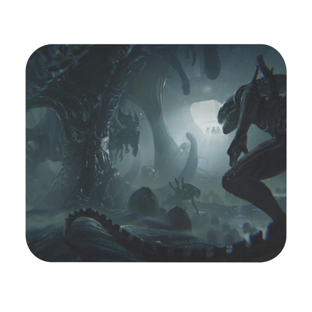 Alien Xenomorph Hive Mouse Pad, Sci-fi Gaming Desk Mat, Alien Movie Fan ...