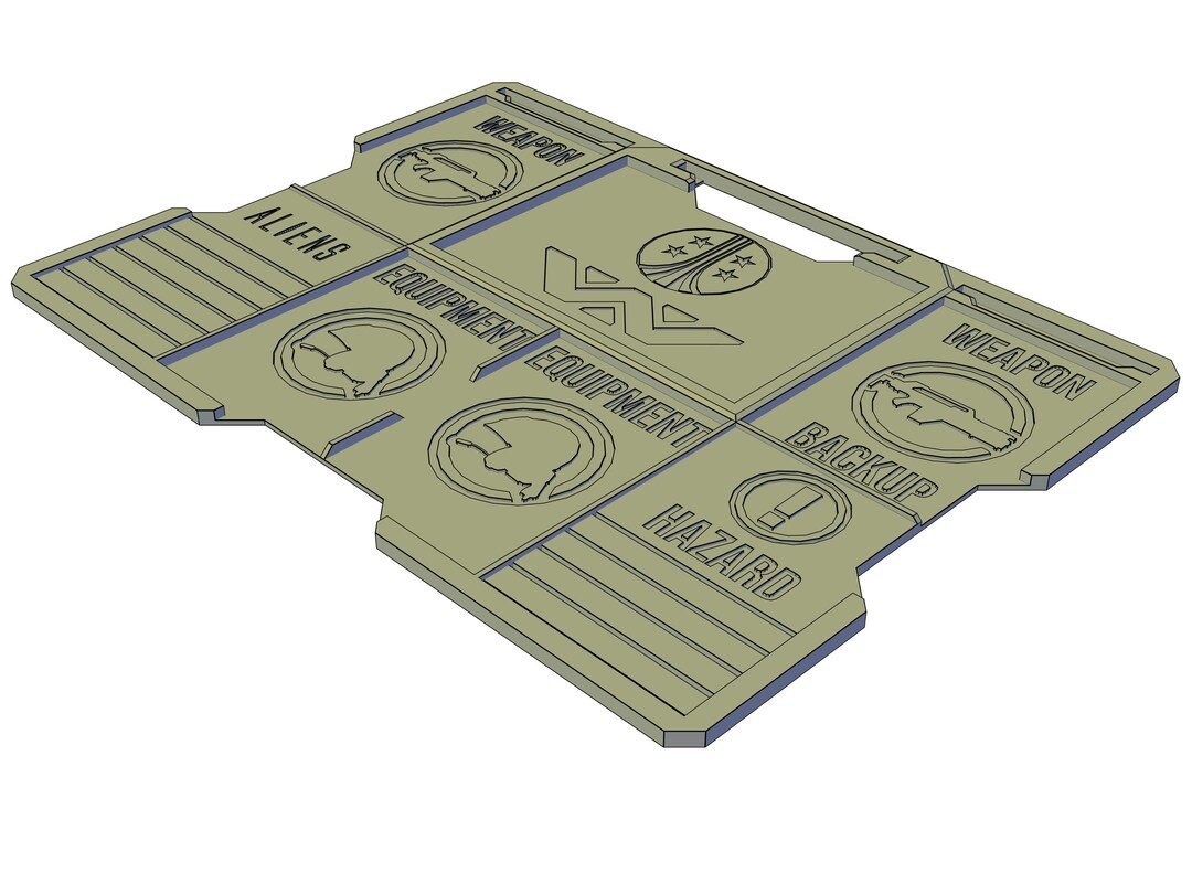 Aliens Another Glorious Day in the Corps Player Dashboard 3D Printed ...
