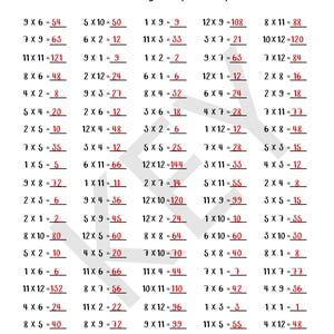 30 Printable Math Multiplication Worksheets for Kids - Fill in the ...