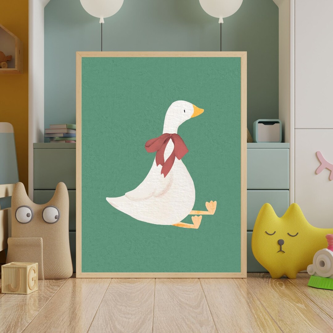 Silly Goose Wall Art Nursery Wall Art Neutral Nursery Prints S Room ...