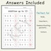 10 Printable Math Addition Worksheets-fill in the Blanks-single Digit ...