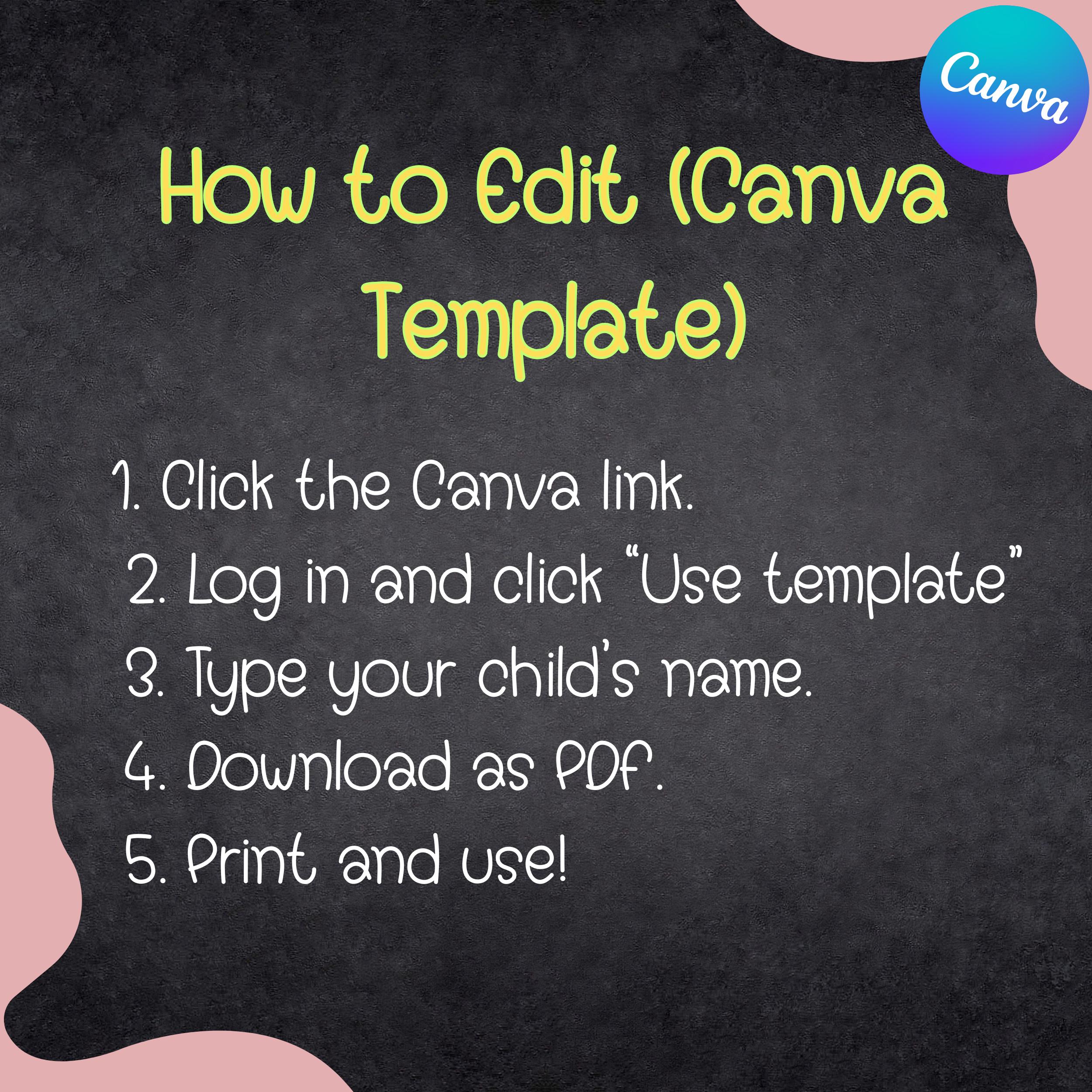 Editable Name Tracing Worksheet | Personalized Preschool Handwriting ...