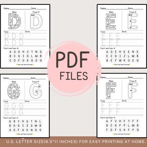Alphabet Tracing Worksheets for Kids | Alphabet Kids Activity ...