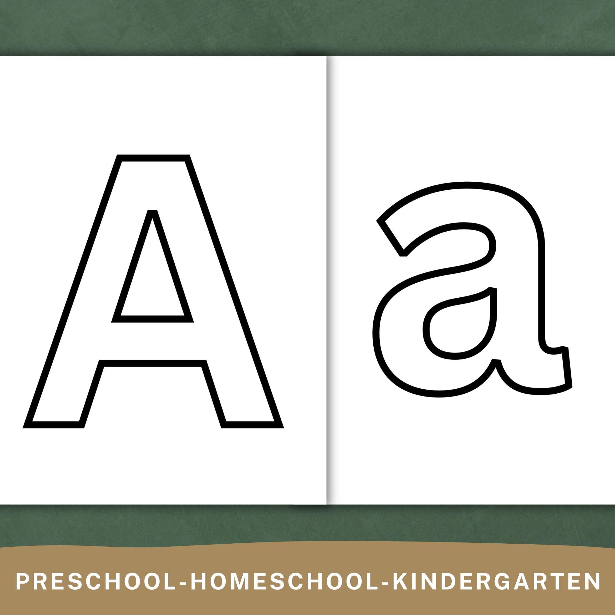 Large Printable Alphabet Letters, Printable Large Block Letters ...