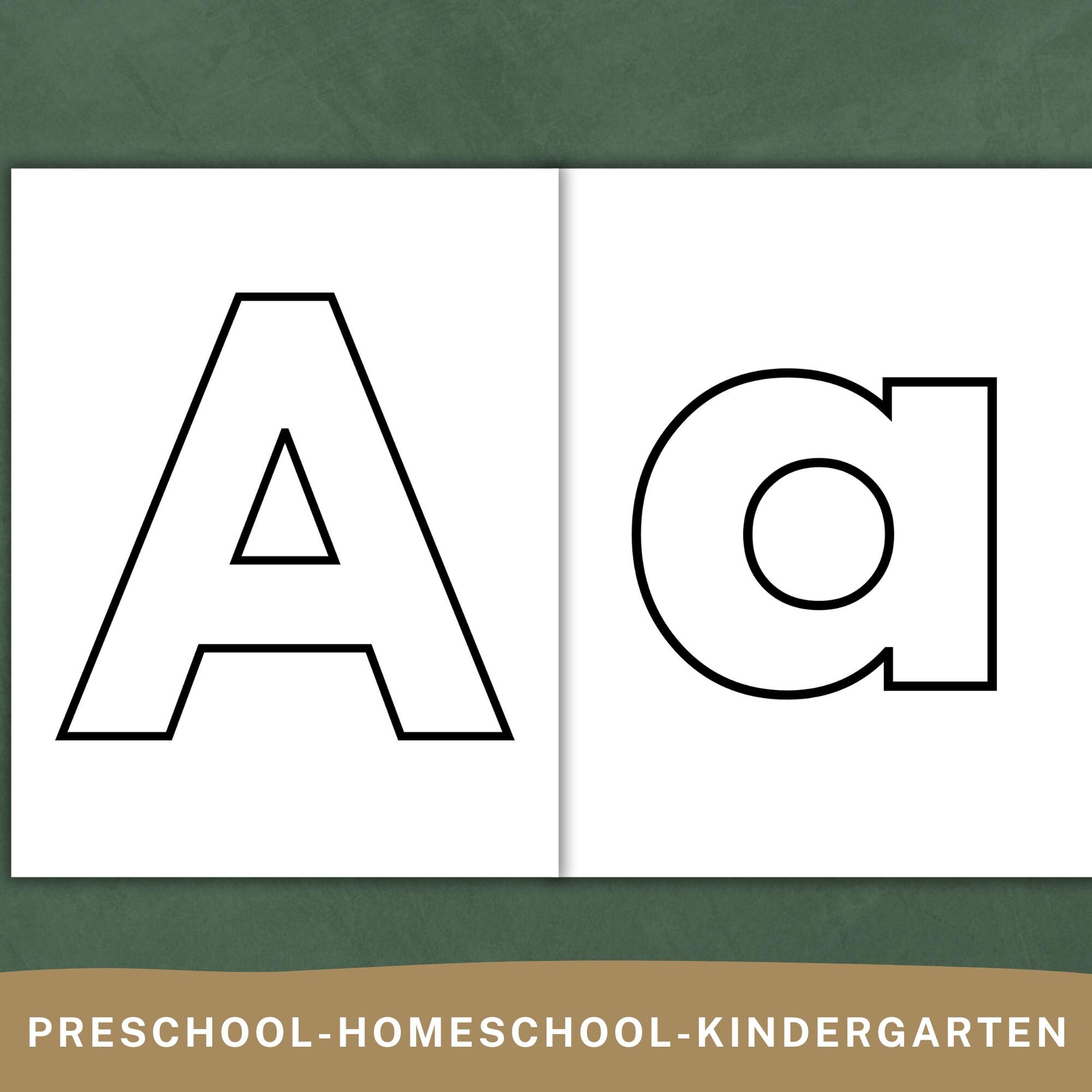 Large Printable Alphabet Letters, Printable Large Block Letters ...