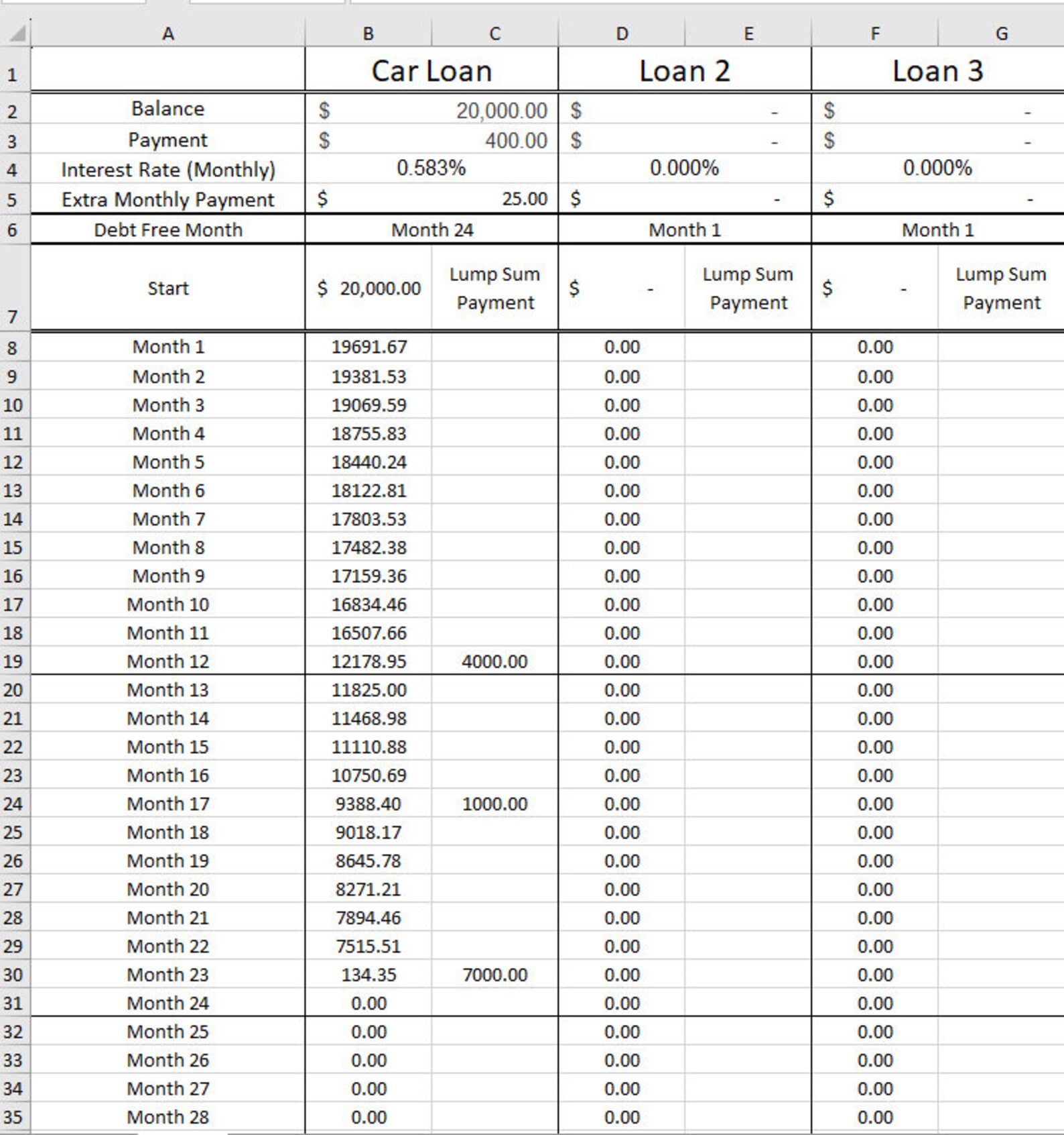 Organize Your Finances With Excel Loan Payment Tracker Template - Etsy
