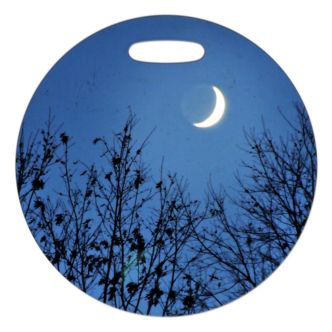 Luggage Tag - by the Light of the Moon Photo - 2.5 Inch or 4 Inch Round ...