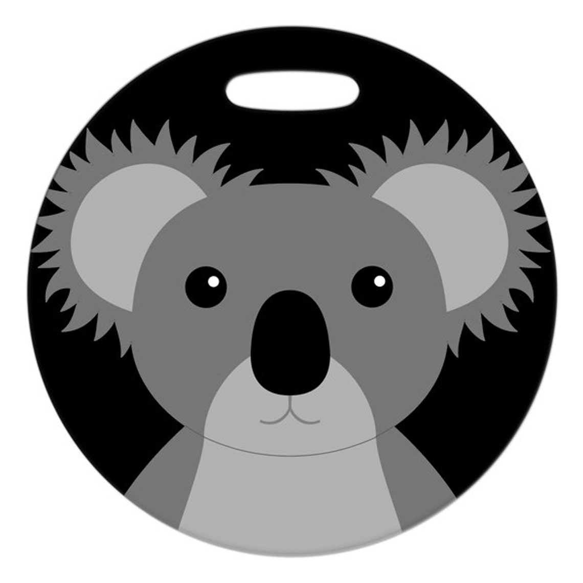 Luggage Tag Koala Round Large Plastic Bag Tag | Etsy