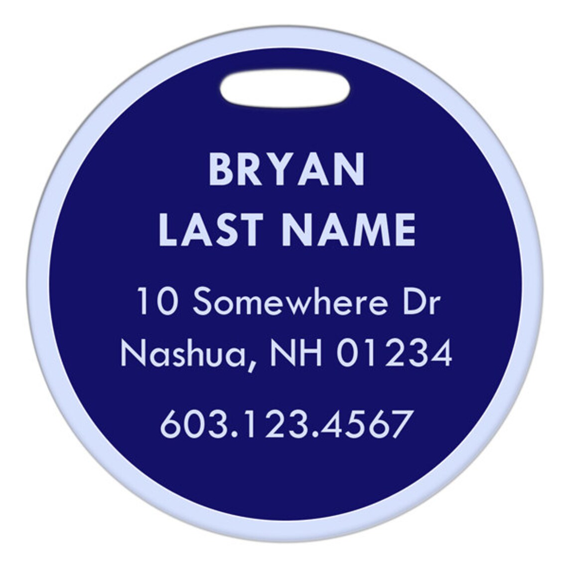 Luggage Tag Getting Dizzy 2.5 Inch or 4 Inch Round Plastic | Etsy