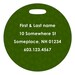Luggage Tag - Stealthy the Viking Sloth - Round Plastic Bag Tag - Etsy